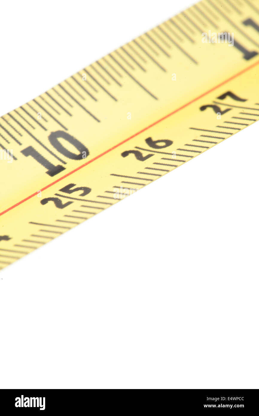 Section of measuring tape Stock Photo - Alamy
