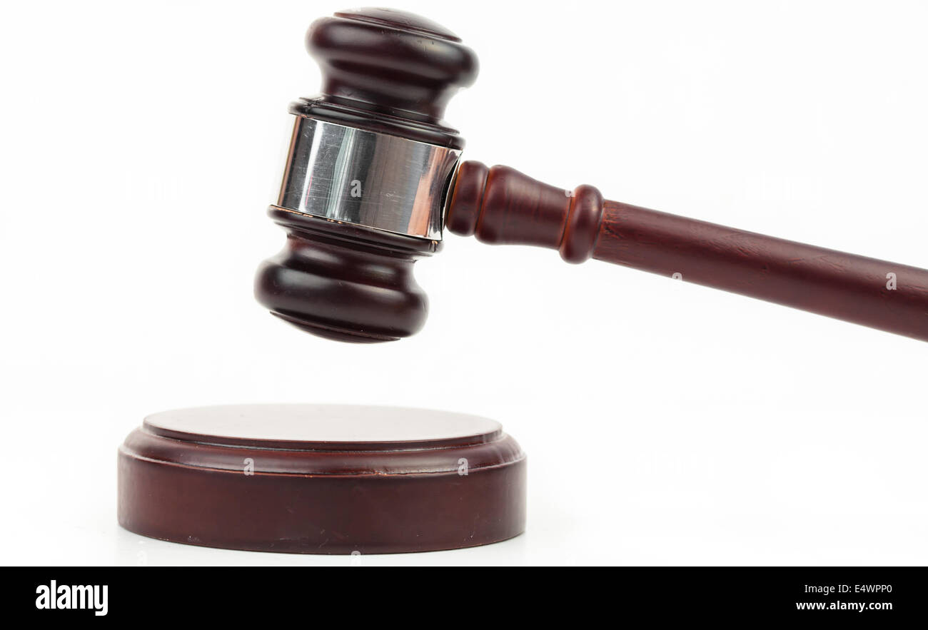 Judge gavel banging hi-res stock photography and images - Alamy