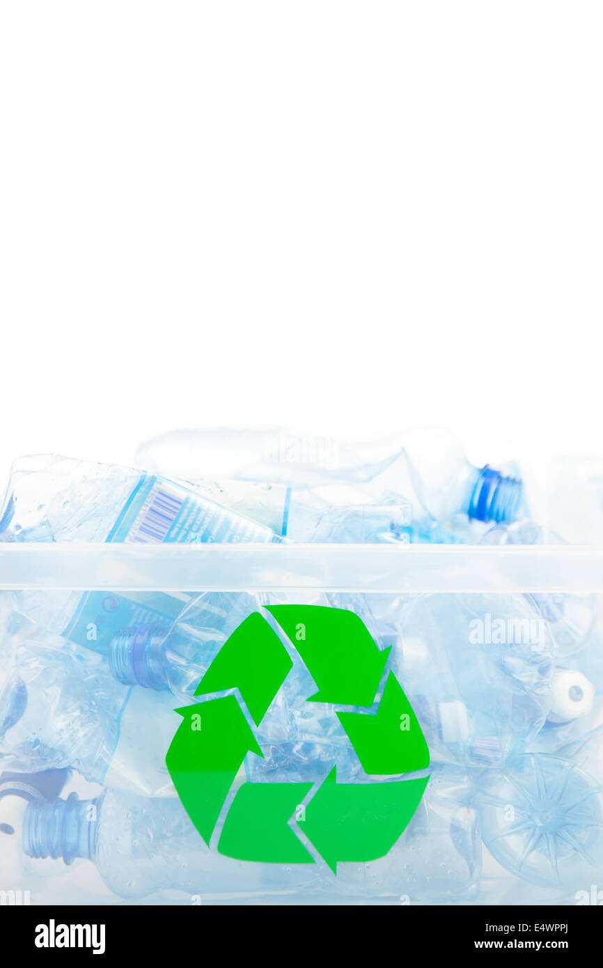 Plastic box for recycling Stock Photo - Alamy