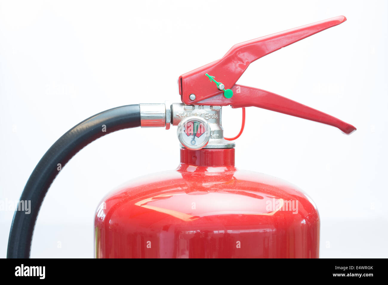 Top of fire extinguisher Stock Photo - Alamy