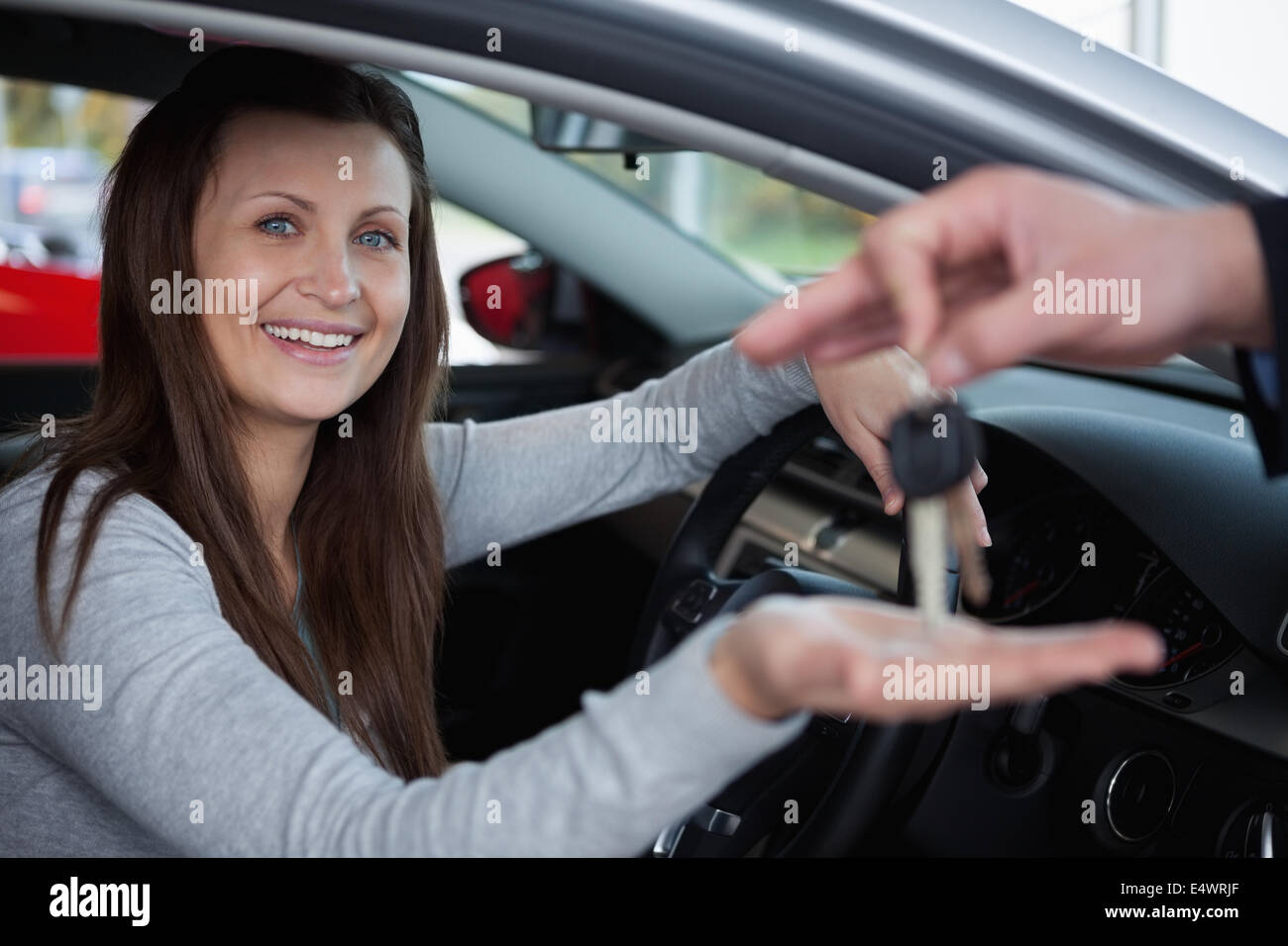 Receiving car keys hi-res stock photography and images - Alamy