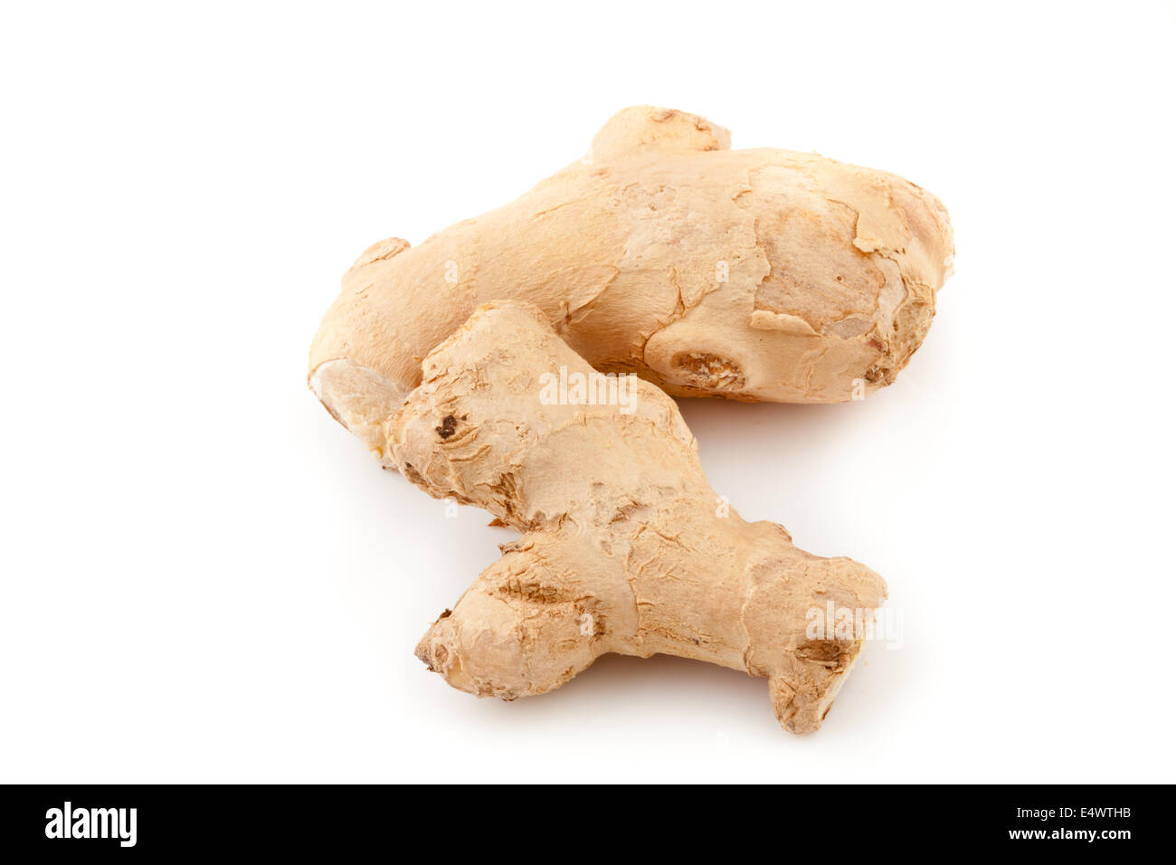 Two pieces of ginger Stock Photo - Alamy