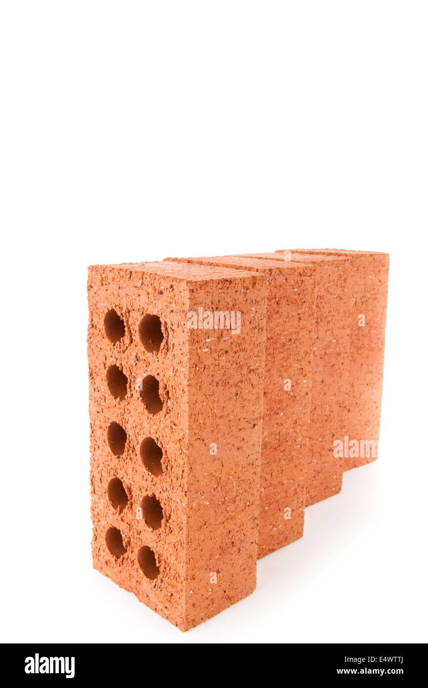 Four clay bricks positioned in a row Stock Photo - Alamy