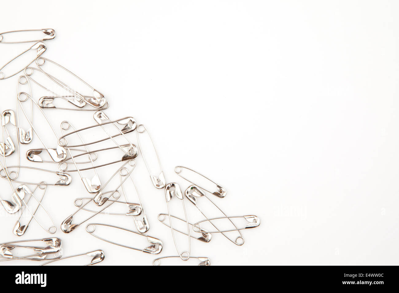 Silver paperclips hi-res stock photography and images - Alamy