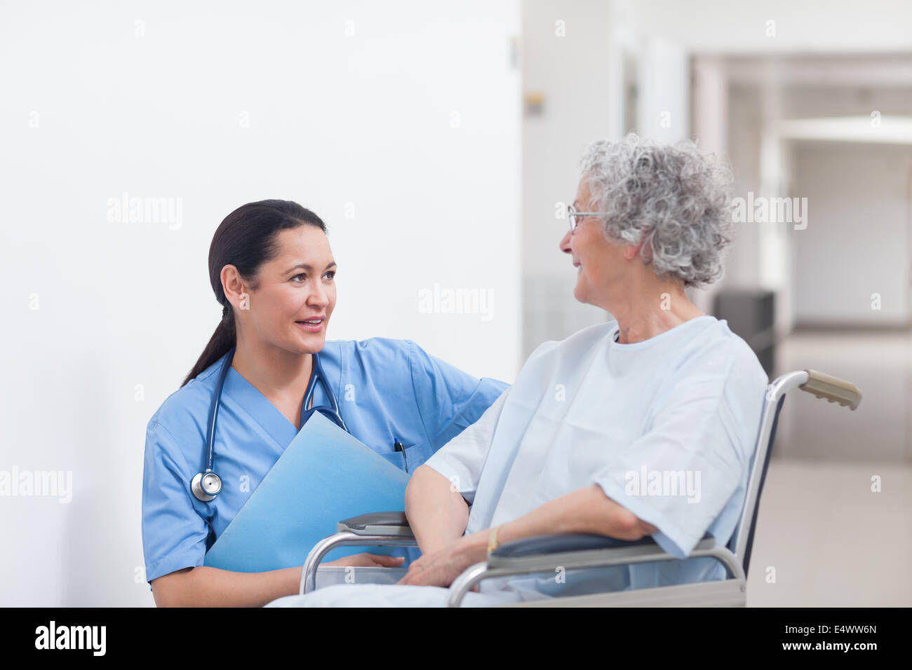Nurse next patient in hi-res stock photography and images - Alamy