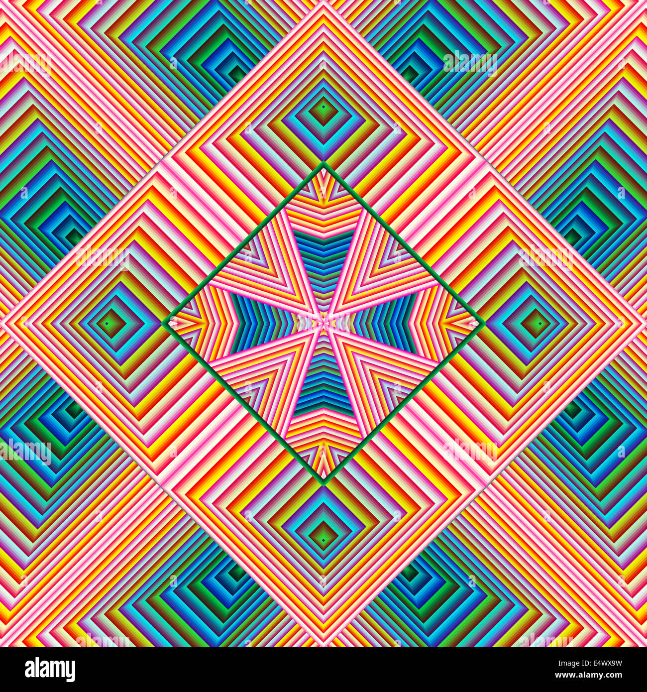 Spiritual pattern for meditation and inspiration with religious and ...