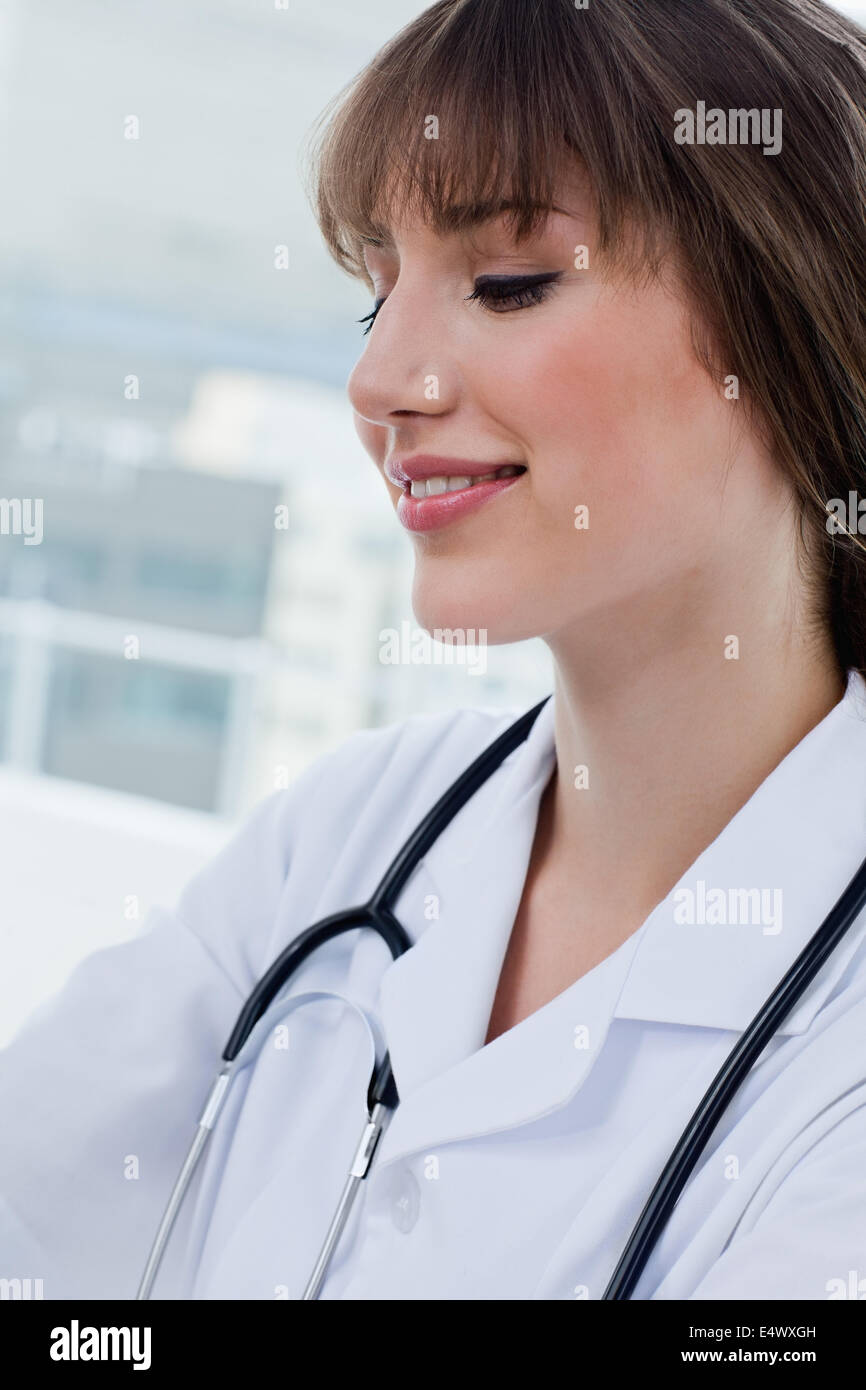 Close up charming doctor hi-res stock photography and images - Alamy