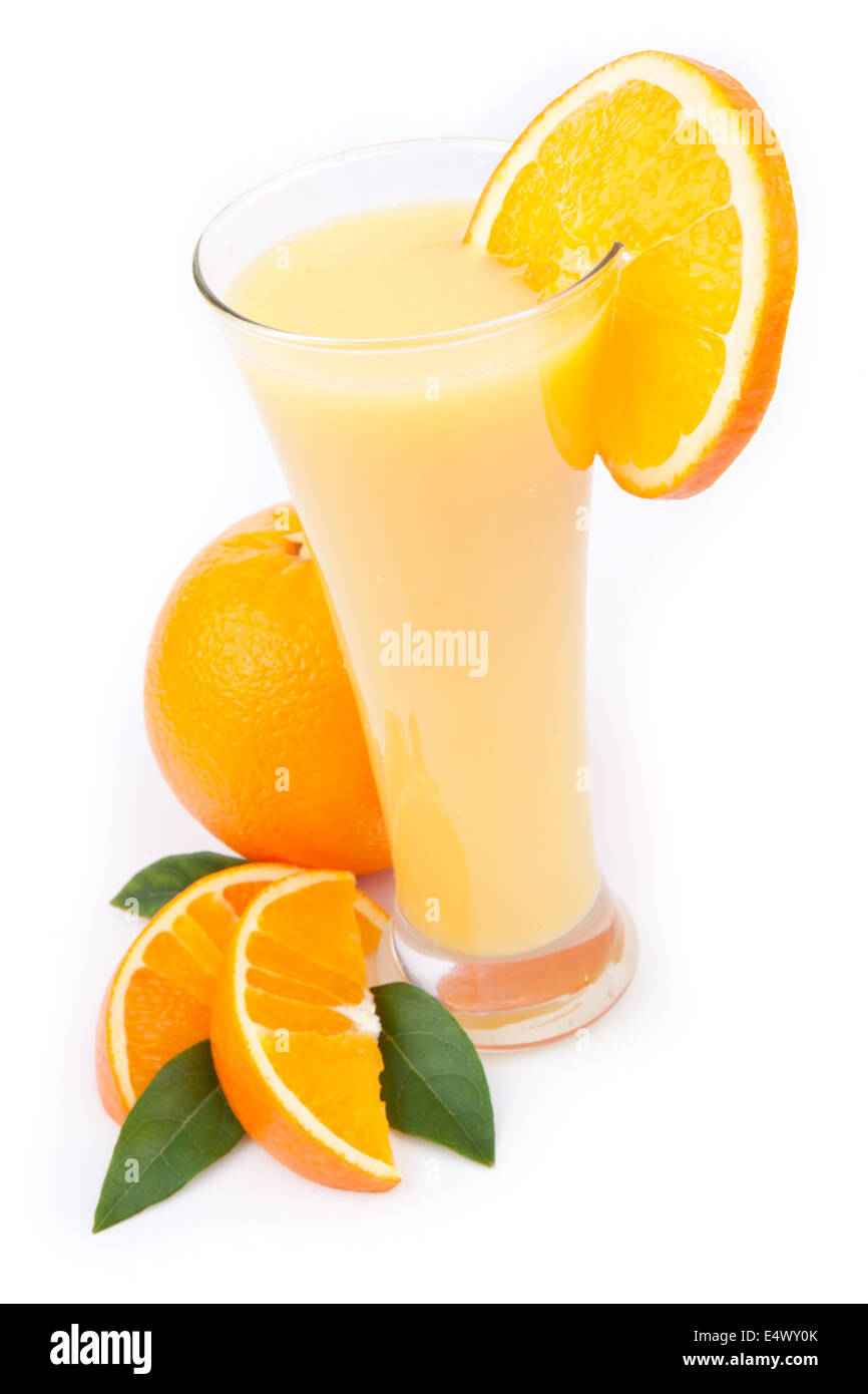 Orange juice ready to drink Stock Photo - Alamy