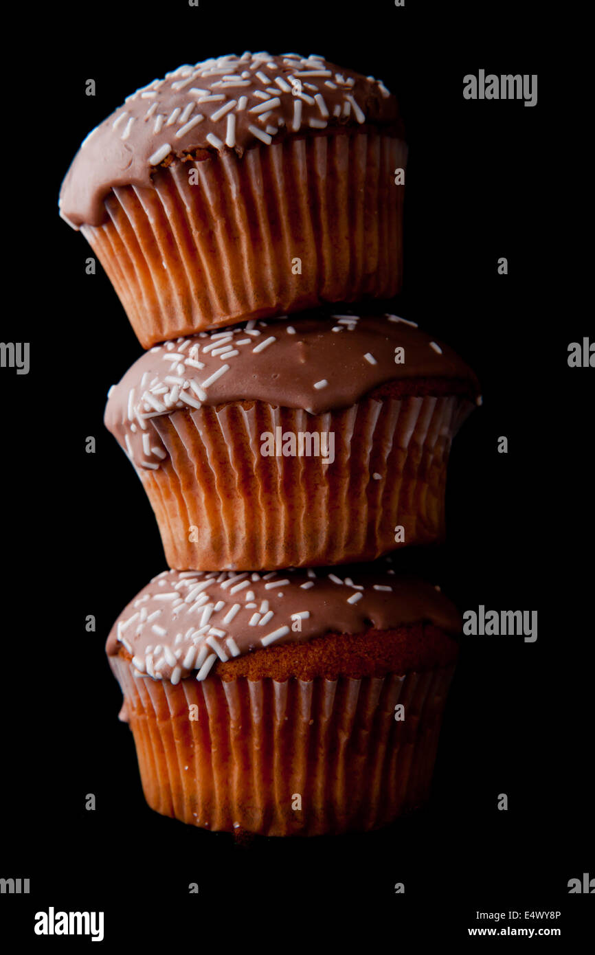 Three cakes on balance Stock Photo - Alamy