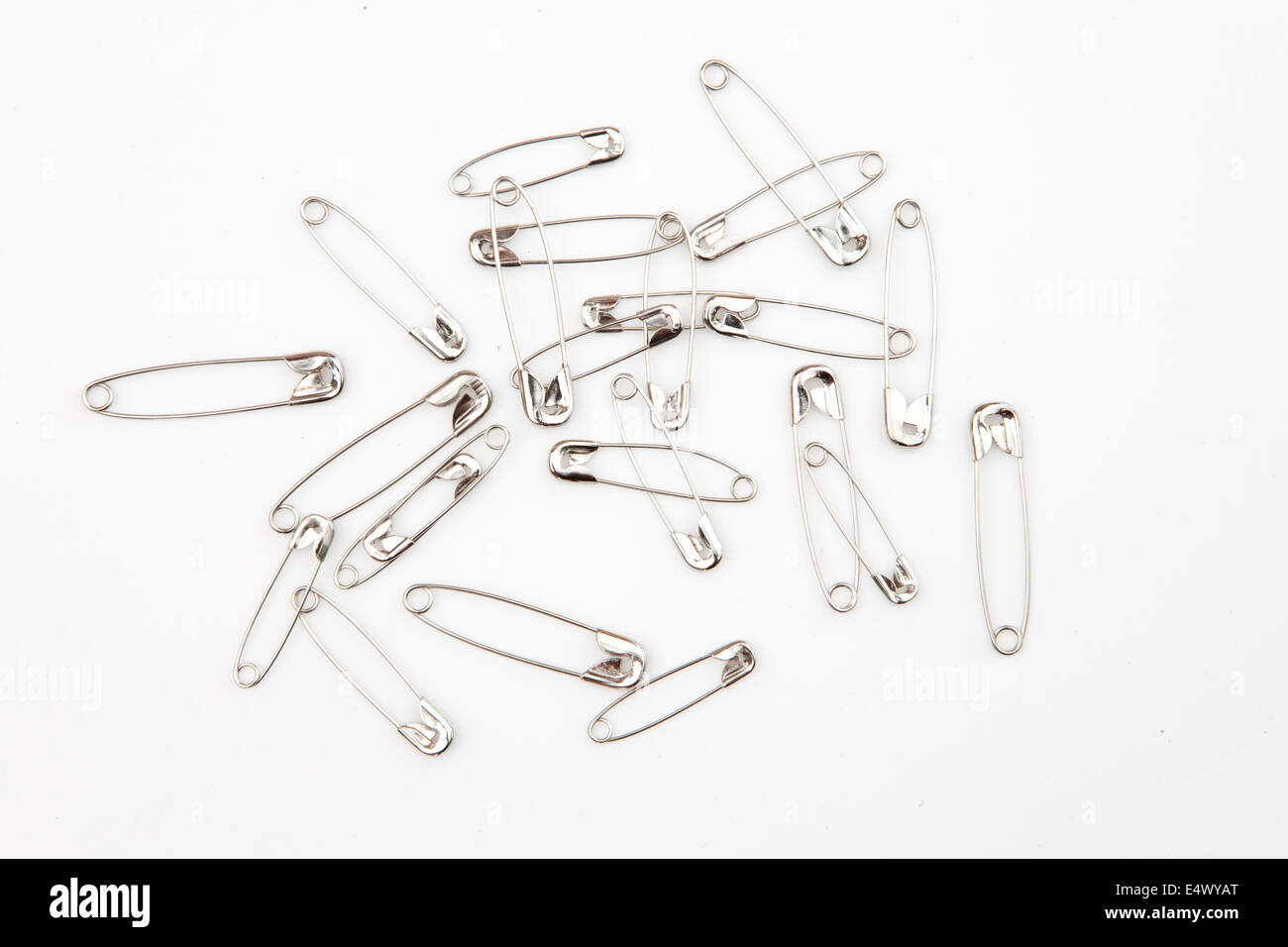 Paperclips silver hi-res stock photography and images - Alamy