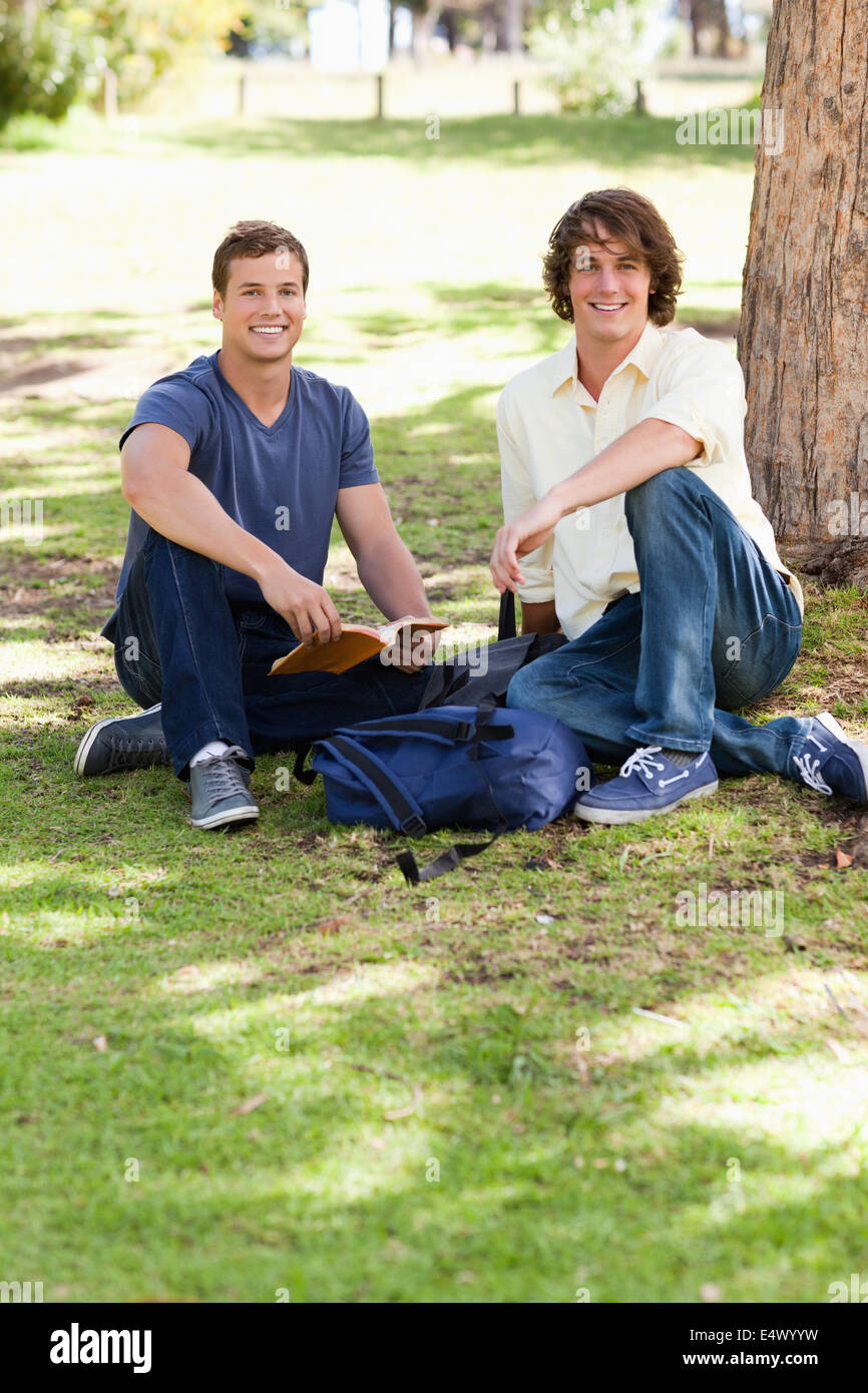 Two male students studying hi-res stock photography and images - Alamy