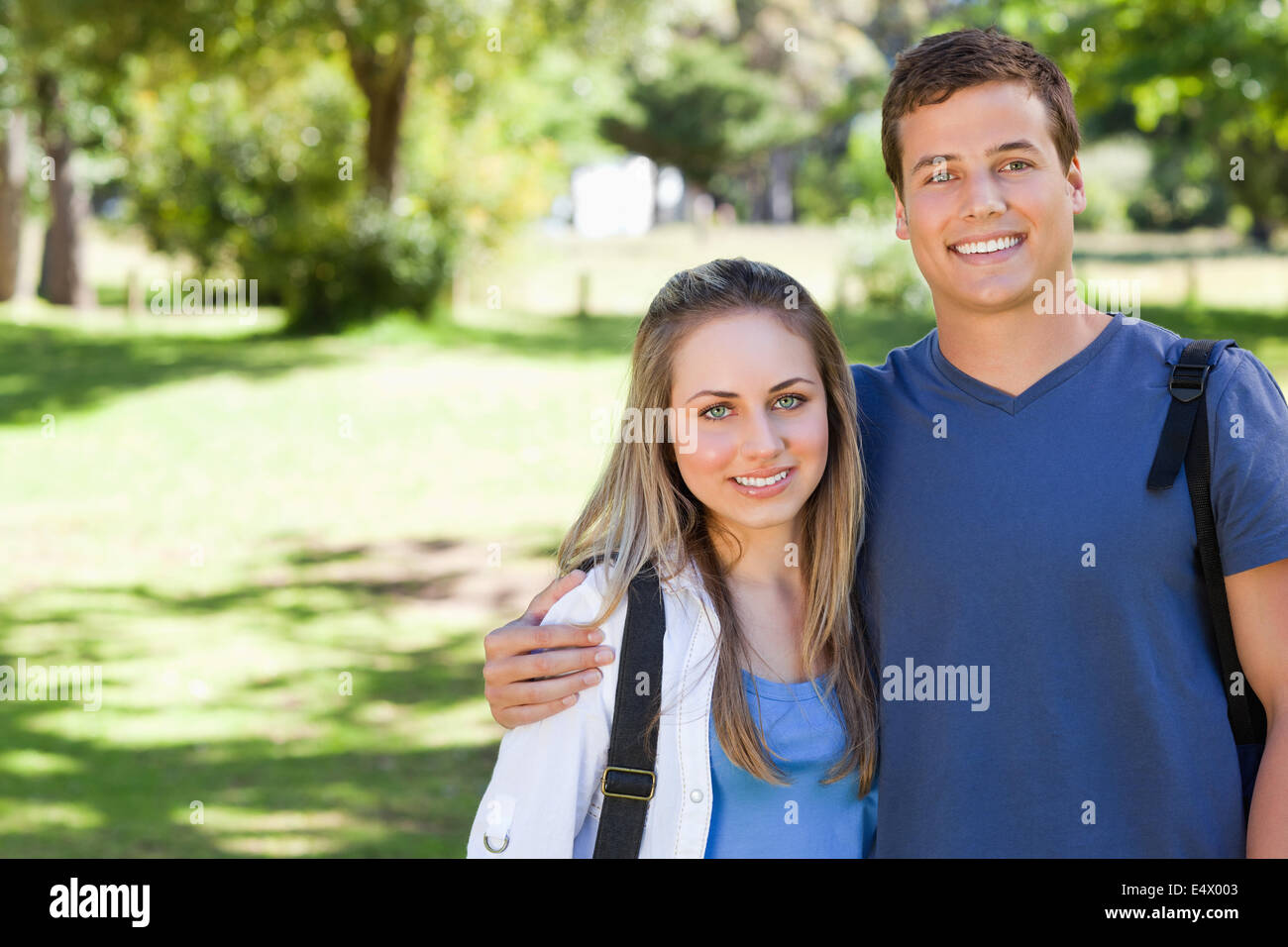 Portrait of cute couple Stock Photo - Alamy