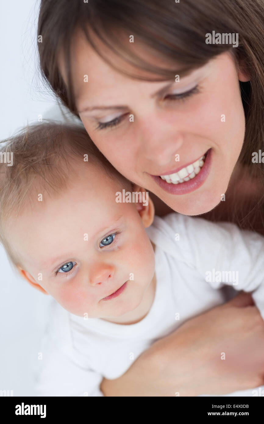 Laughing baby raising hand hi-res stock photography and images - Alamy