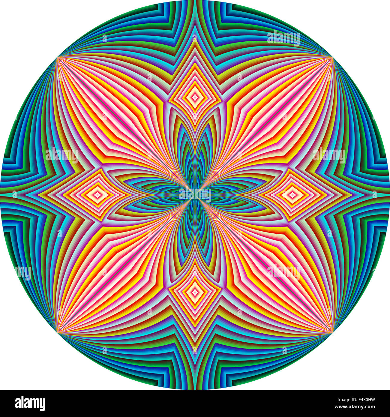 Spiritual round pattern for meditation and inspiration with spiritual ...
