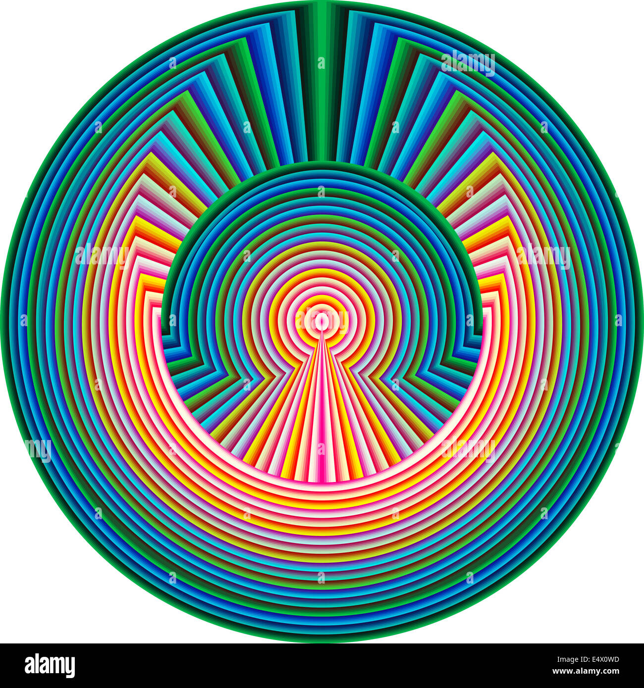 Spiritual round pattern for meditation and inspiration with spiritual ...