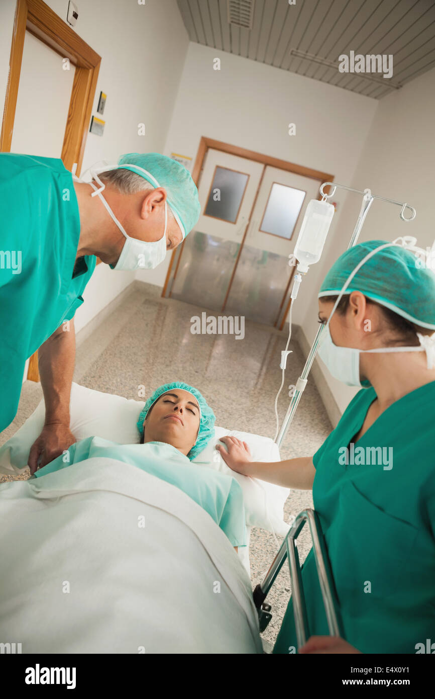 Woman hospital bed asleep hi-res stock photography and images - Alamy