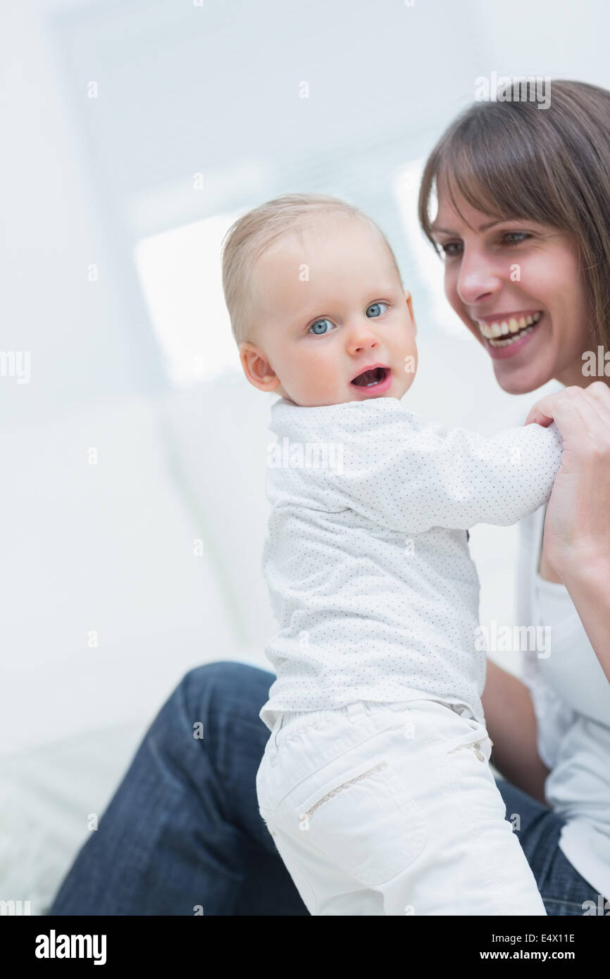 Mother with a baby Stock Photo - Alamy