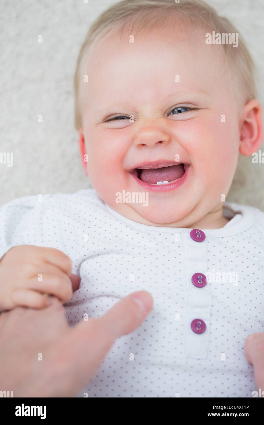 Tickle baby hi-res stock photography and images - Alamy