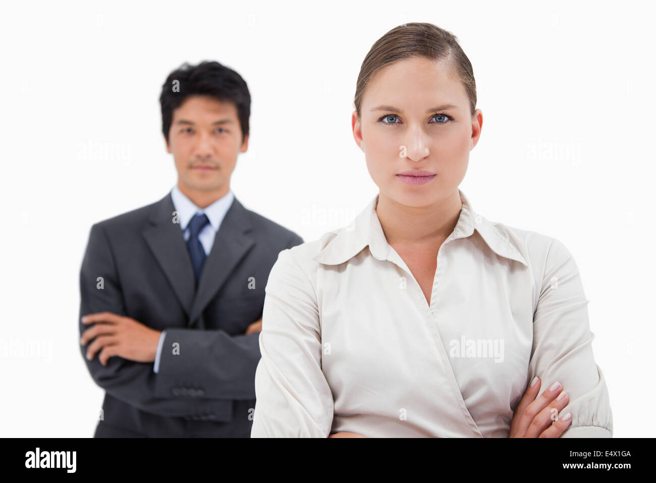 Serious business people posing Stock Photo - Alamy