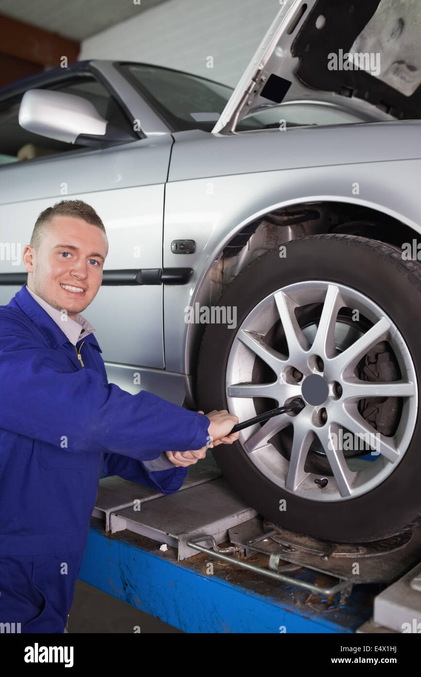 Using a wrench hi-res stock photography and images - Alamy