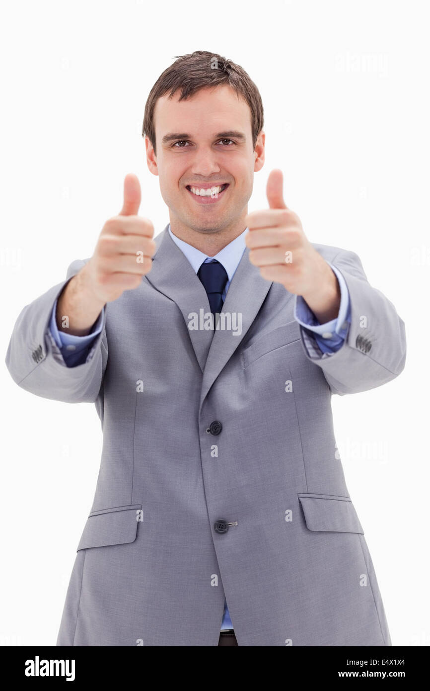 Boss giving thumbs up hi-res stock photography and images - Alamy