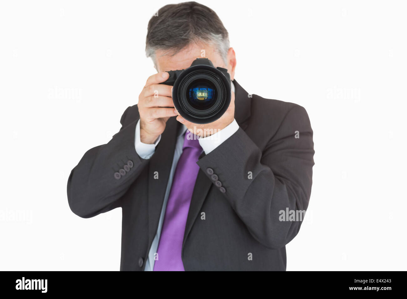 Man taking photograph Stock Photo - Alamy