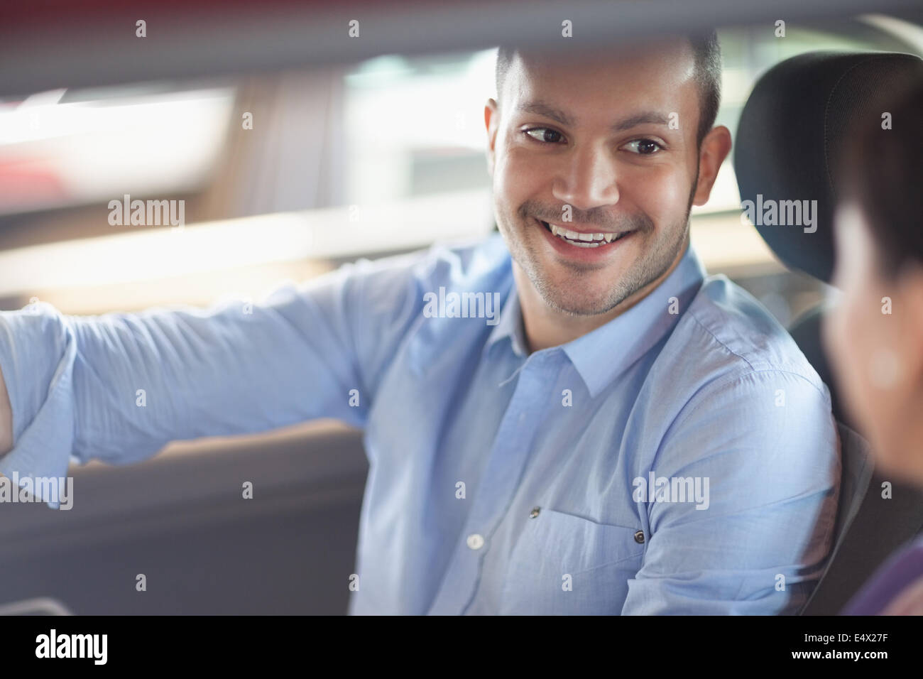 Smiling race car driver hi-res stock photography and images - Alamy