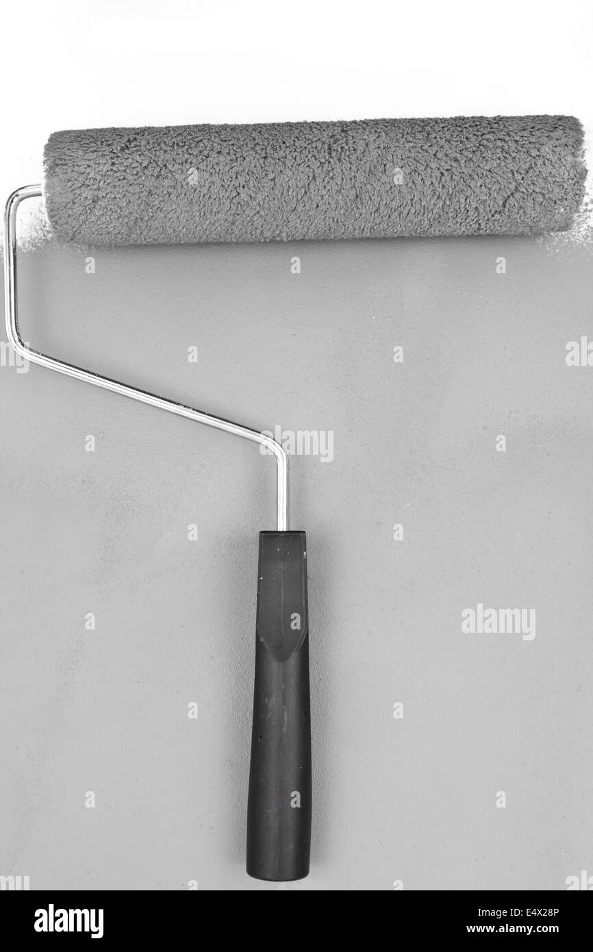 Grey paint brush Black and White Stock Photos & Images - Alamy