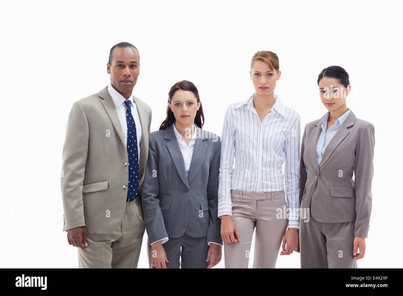 Business team side by side Stock Photo - Alamy