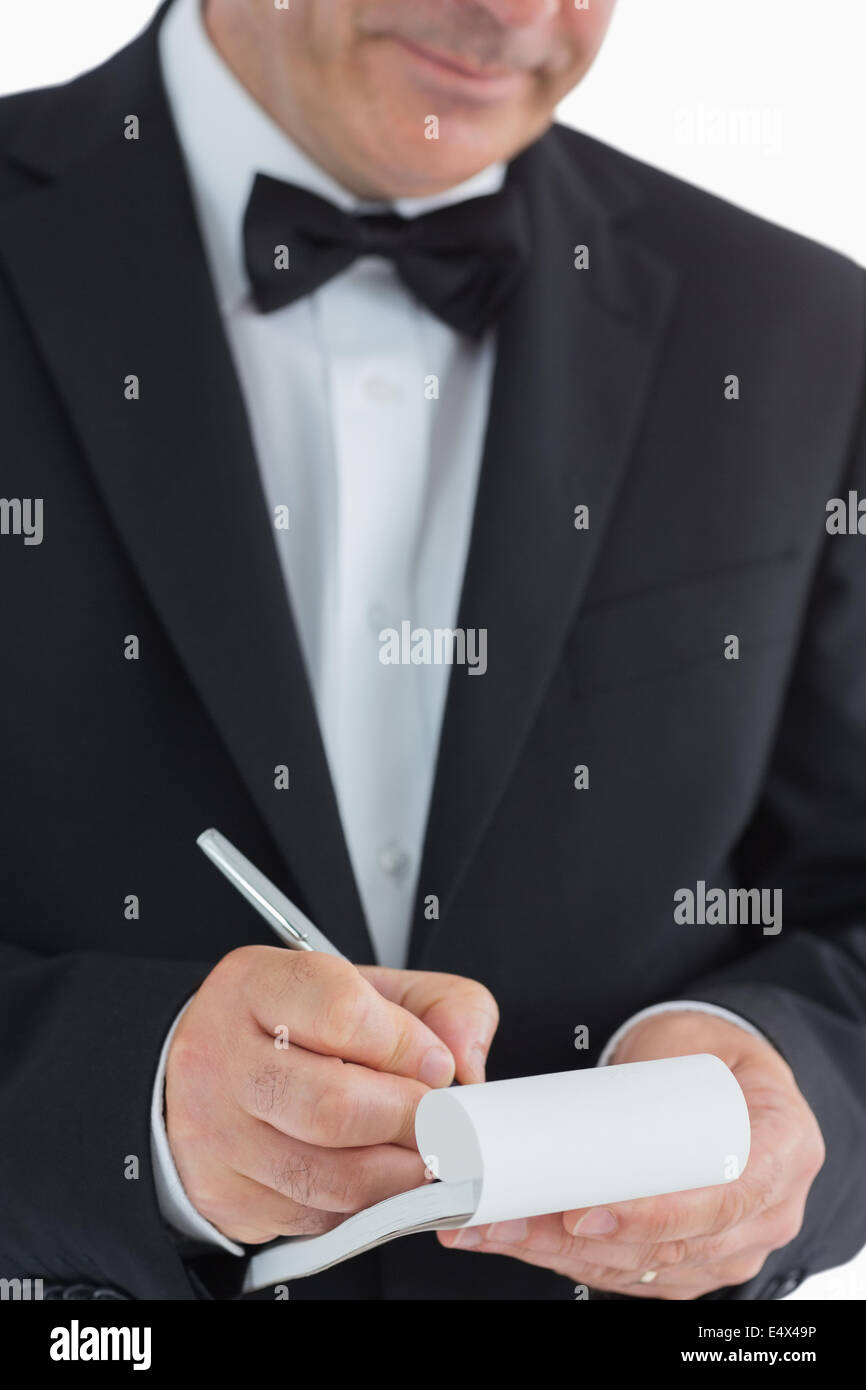 Waiter taking orders Stock Photo - Alamy