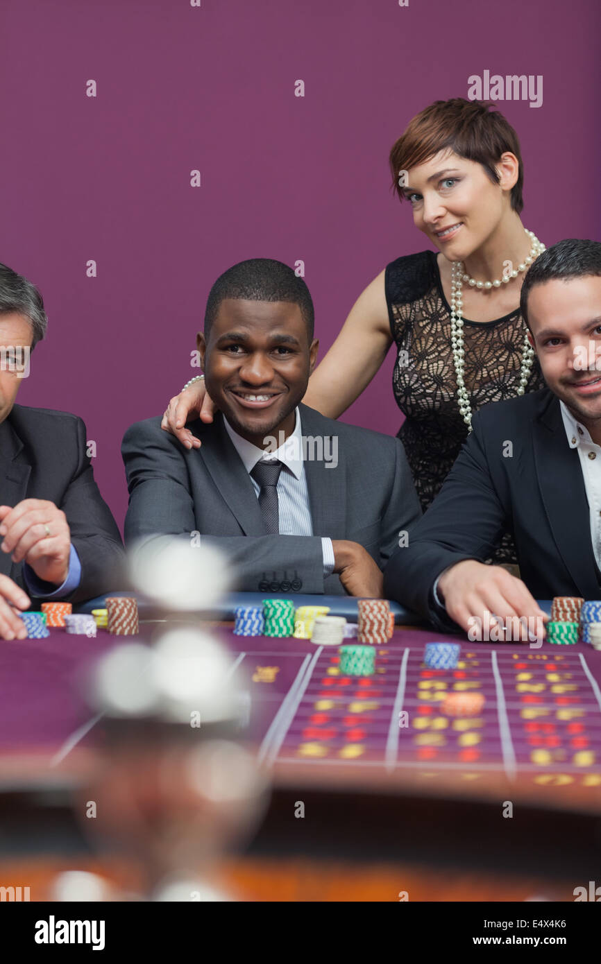 Woman roulette table hi-res stock photography and images - Alamy