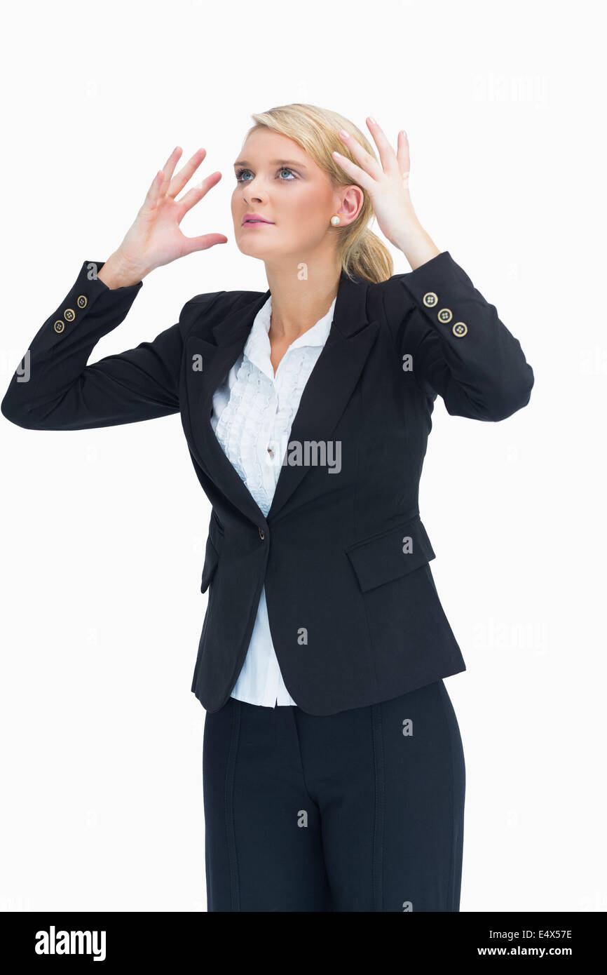 Businesswoman wondering hi-res stock photography and images - Alamy