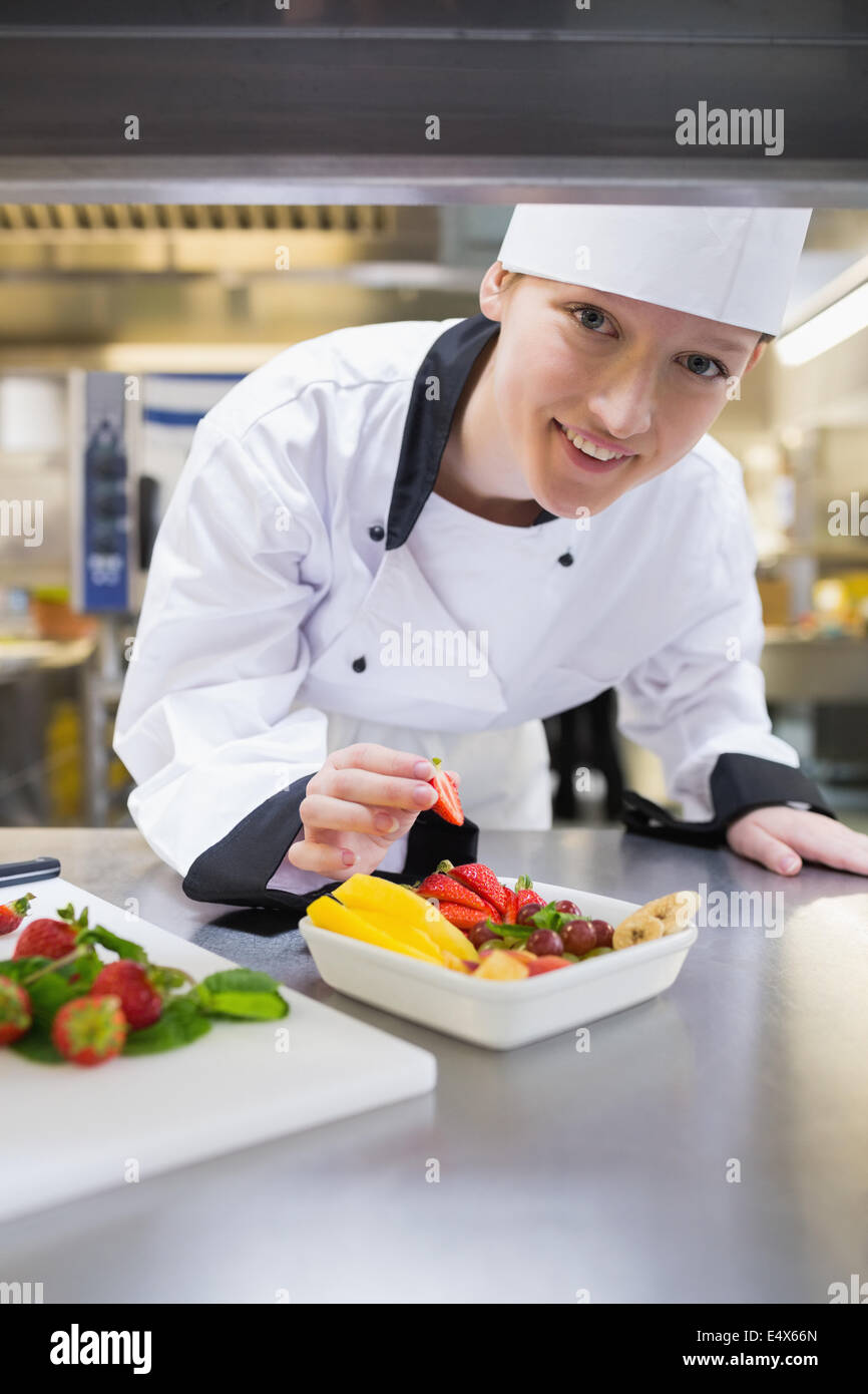 Chef preparing fruit hi-res stock photography and images - Alamy