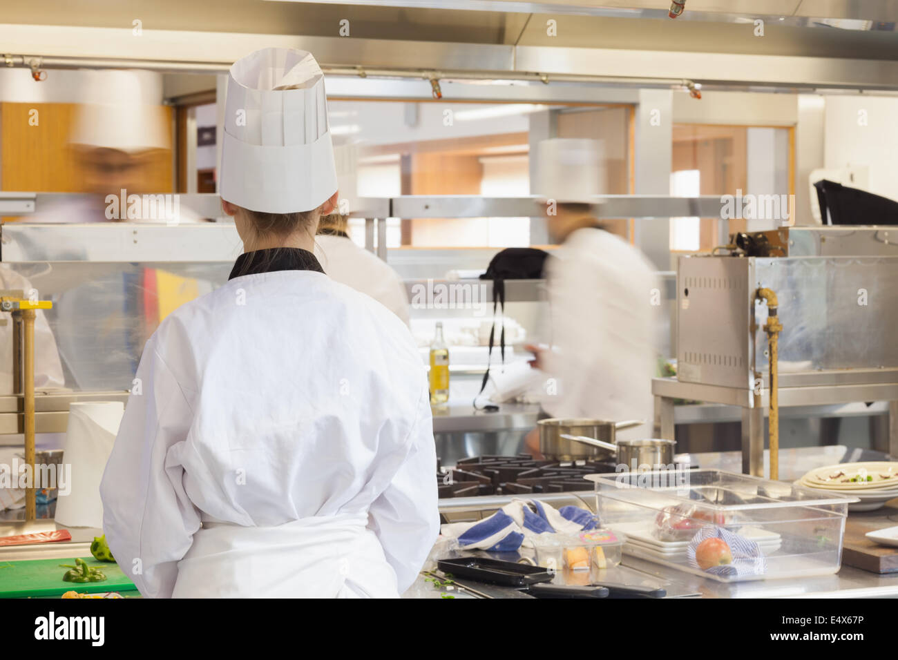 Chef's busy in the kitchen Stock Photo - Alamy