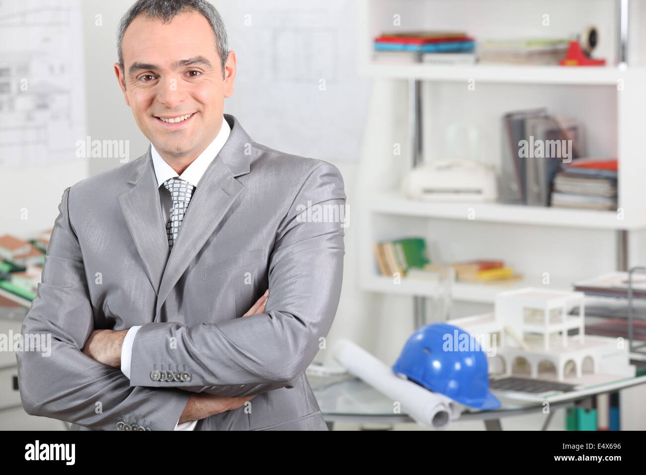 Male architect in office Stock Photo - Alamy