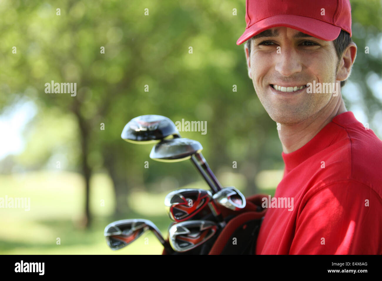 Smiling sport golf hi-res stock photography and images - Alamy