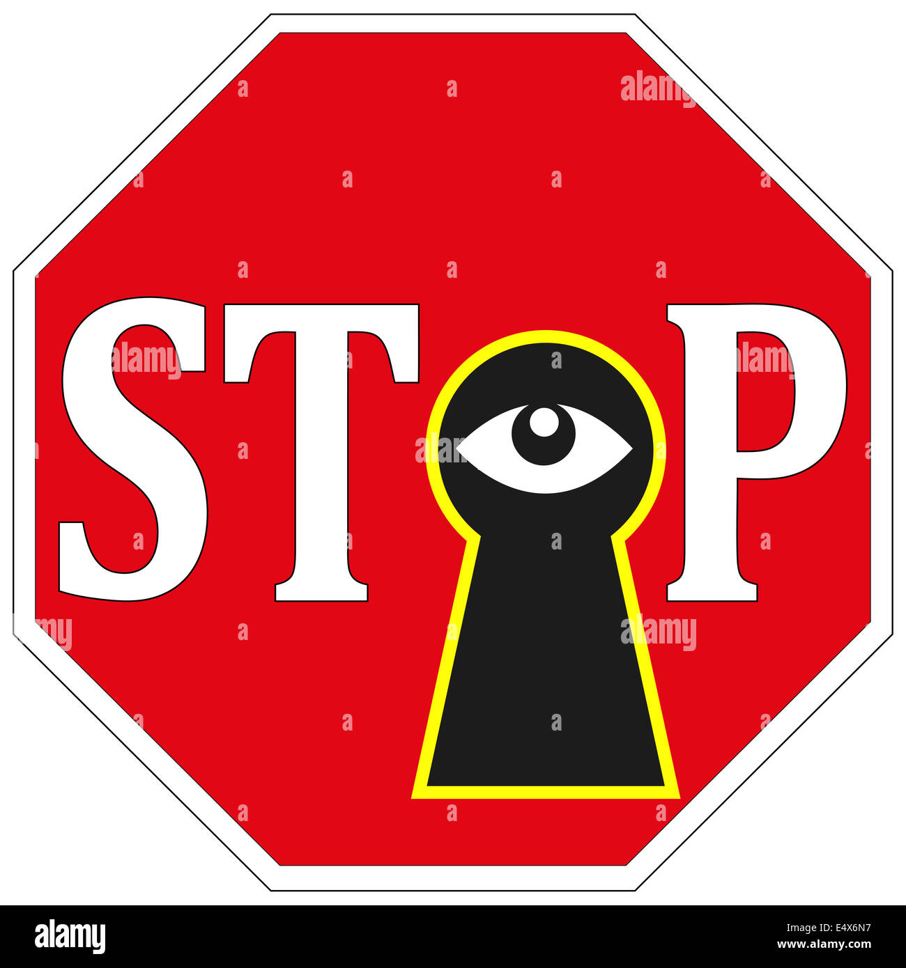 Stop spying on me! Stock Photo - Alamy