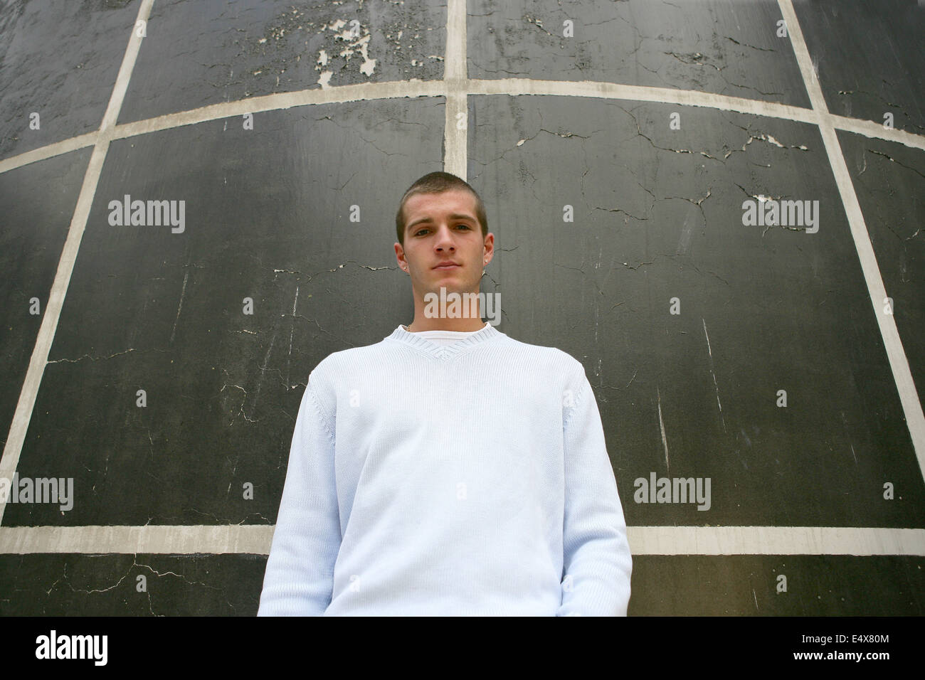 Male model posing wall hi-res stock photography and images - Alamy