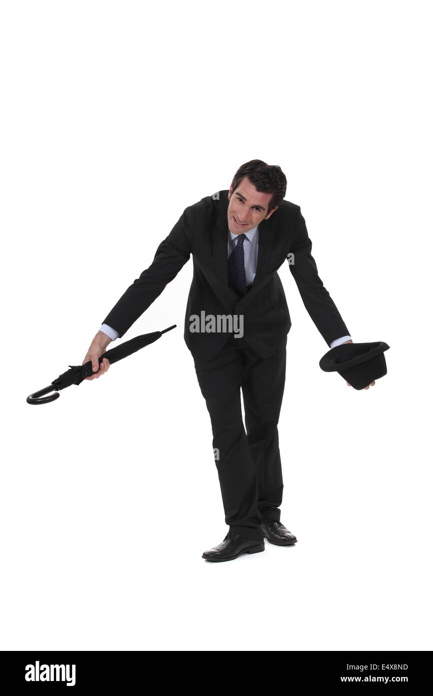 Male bowing hi-res stock photography and images - Alamy