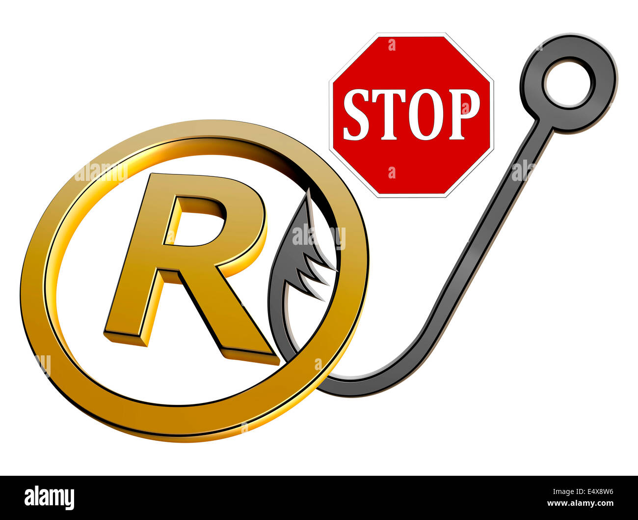 Stop Trademark Infringement Stock Photo - Alamy