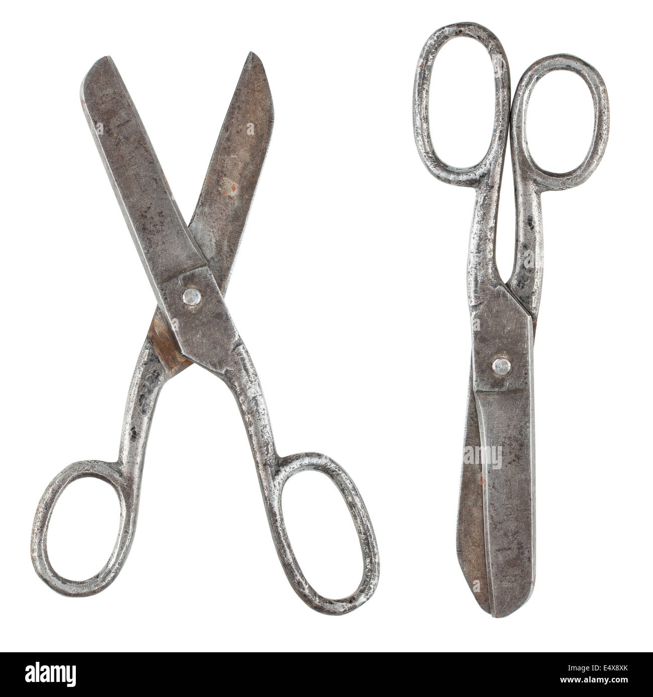 Pair old dirty rusty Cut Out Stock Images & Pictures - Alamy