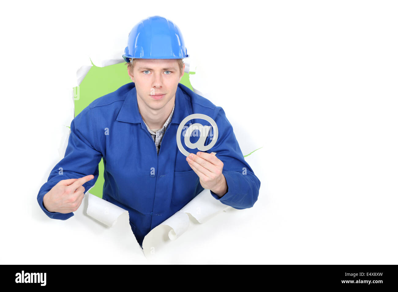 Promoting his work Cut Out Stock Images & Pictures - Alamy