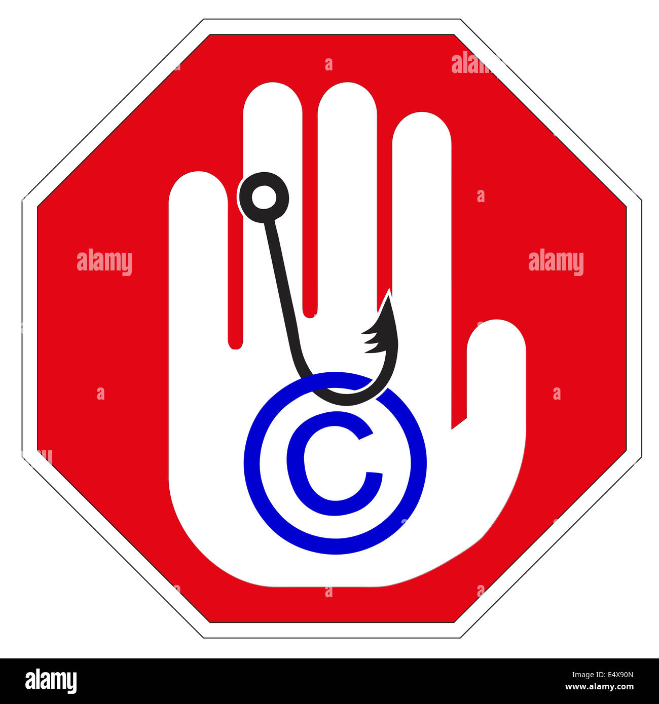 Copyright theft concept illustration hi-res stock photography and ...