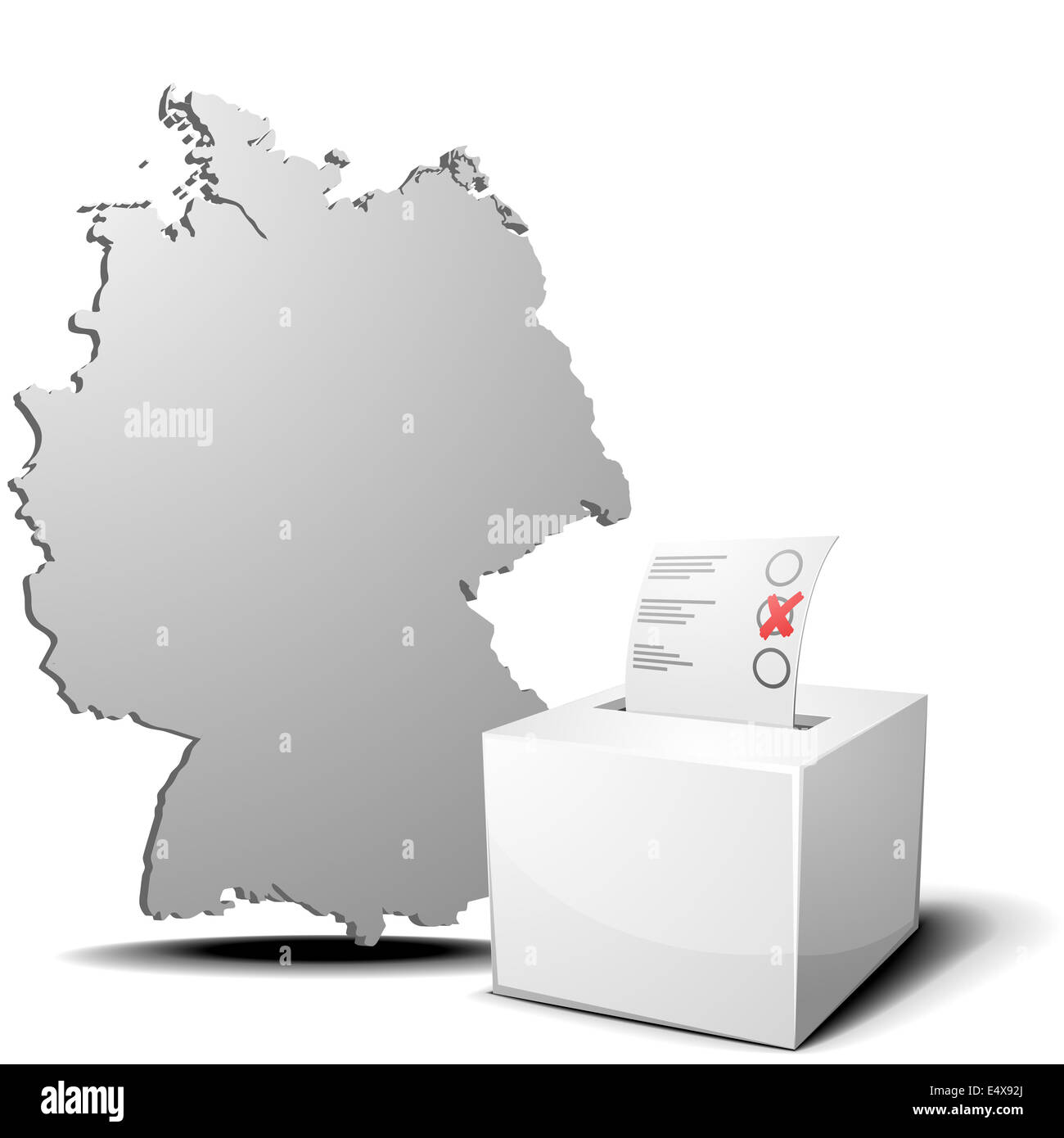 Vote illustration Cut Out Stock Images & Pictures - Alamy