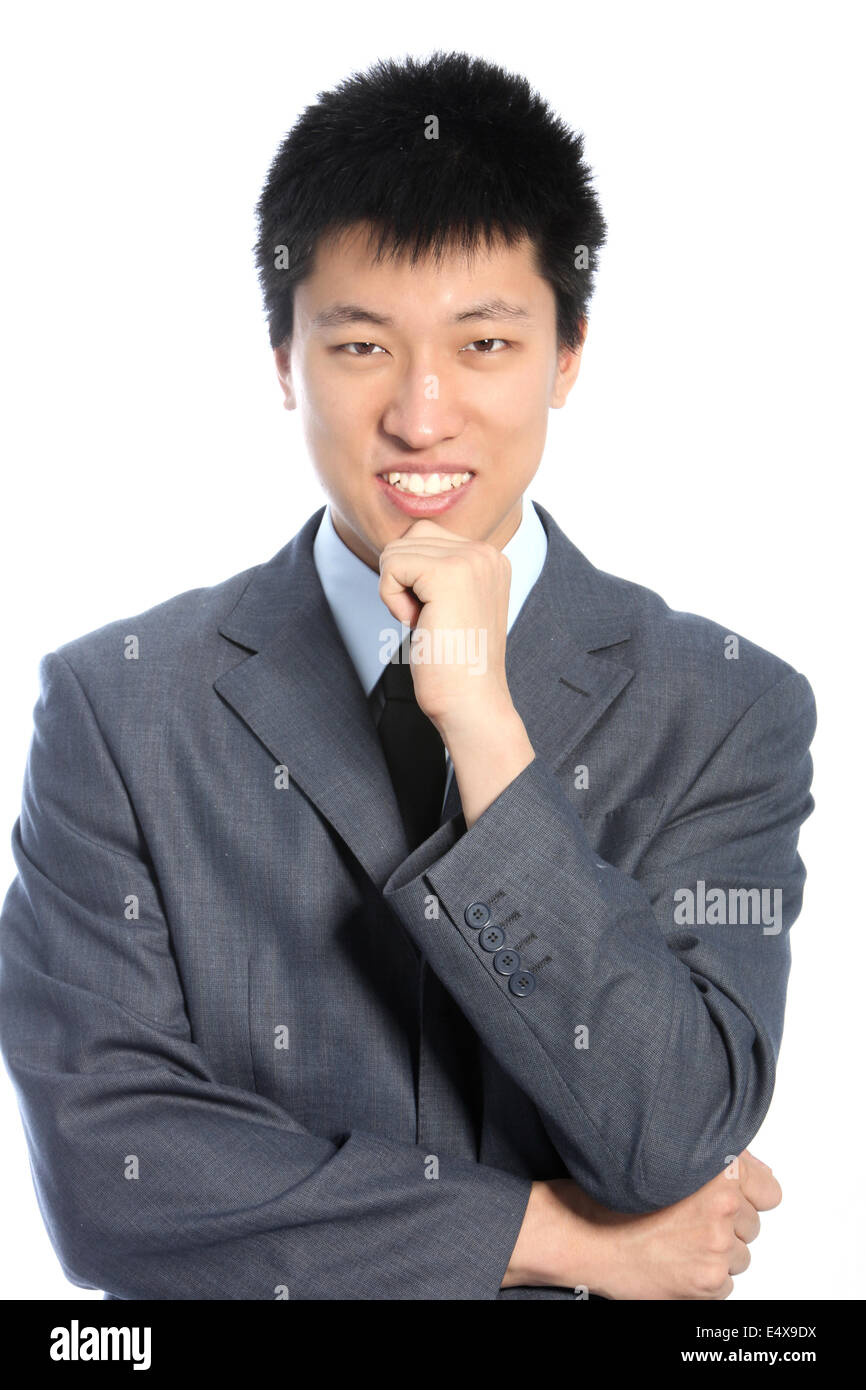 Thoughtful Asian businessman Stock Photo - Alamy Thoughtful Asian businessman Stock Photo - Alamy