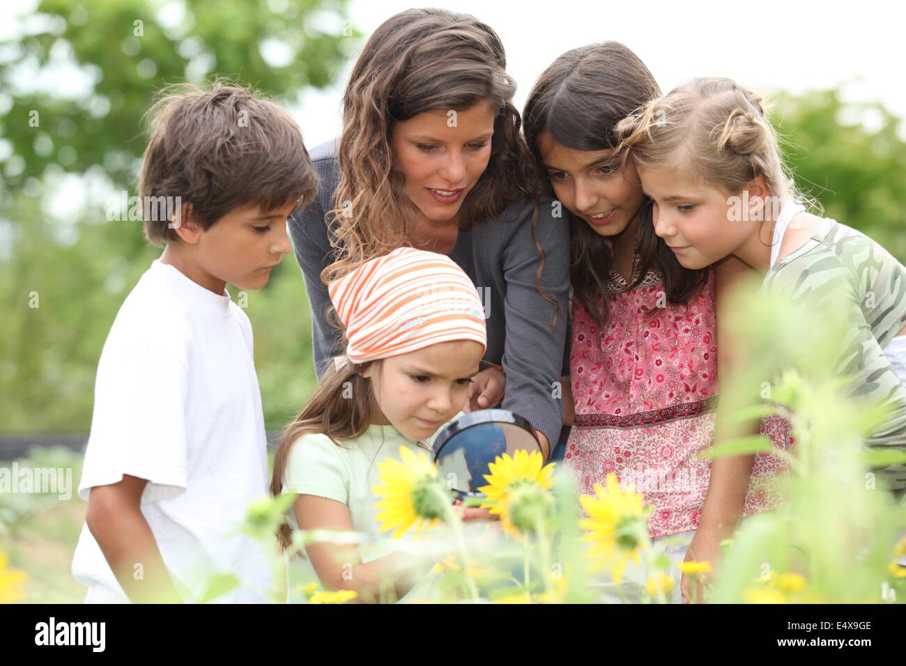 Children in nature hi-res stock photography and images - Alamy
