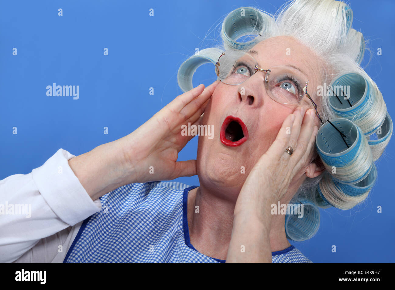 Old woman portrait in classic hi-res stock photography and images - Alamy