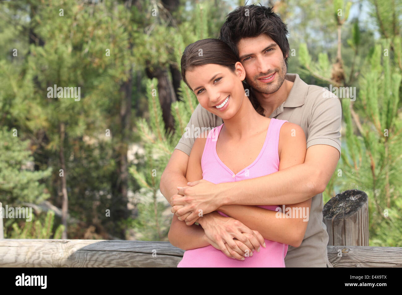 Couple embraced together hi-res stock photography and images - Alamy