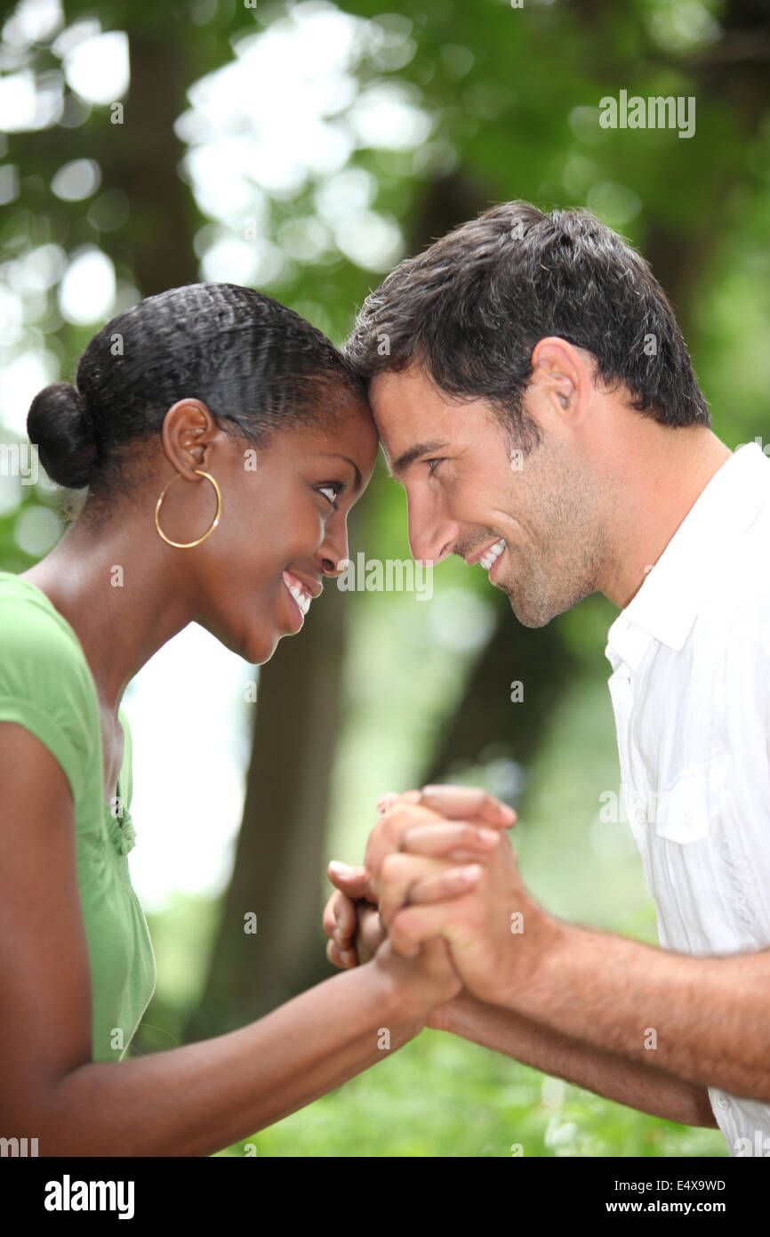 Happy romantic couple Stock Photo - Alamy