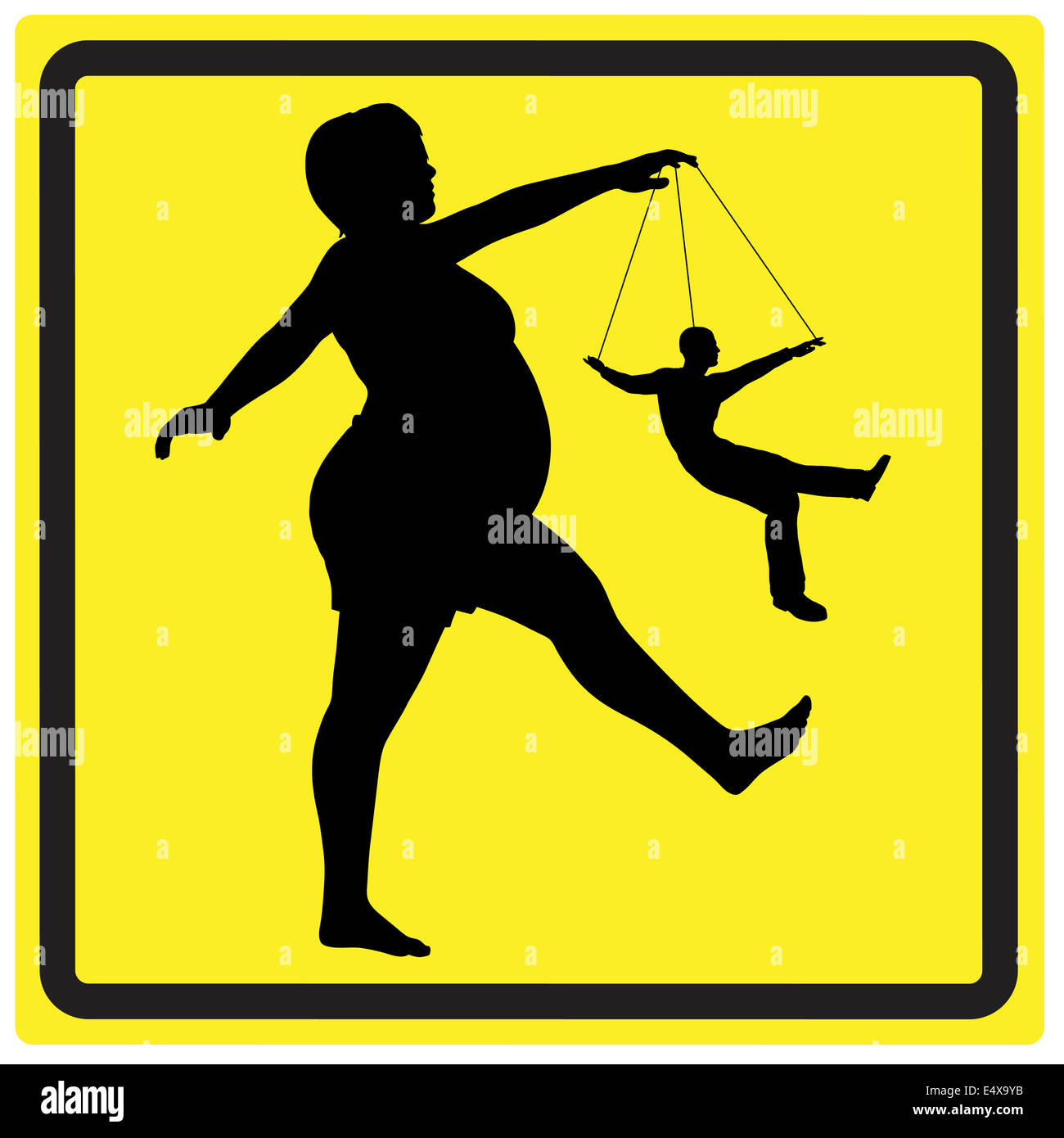 Dominate woman Cut Out Stock Images & Pictures - Alamy